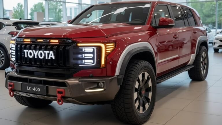 2027 Toyota Land Cruiser LC 400 – Legendary Off-Roader Meets Modern ...